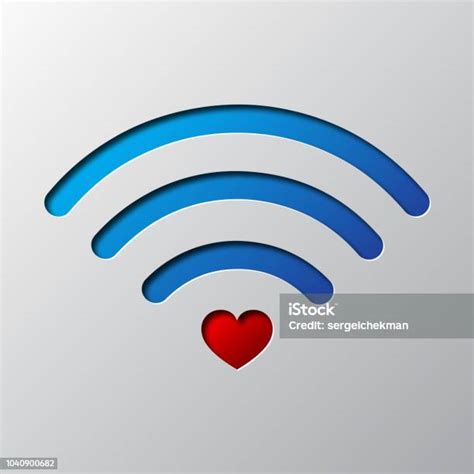 Wifi 圖示是從紙上剪下來的向量插圖向量圖形及更多互聯網圖片 互聯網 圖示 影 Istock