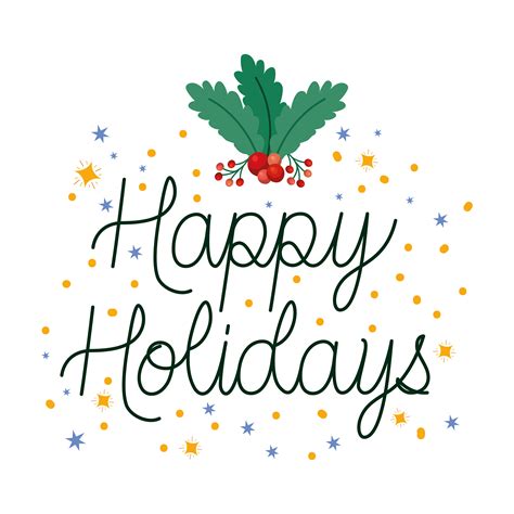 Happy Holidays Vector Art Icons And Graphics For Free Download