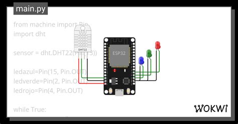 Dht Con Python Wokwi Esp32 Stm32 Arduino Simulator