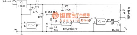 The Auto VGA Synchronized Signal Generator Automotive Circuit Circuit Diagram SeekIC Com