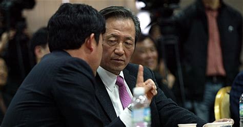 정몽준 한나라당 대표와 부상일 제주도당 위원장