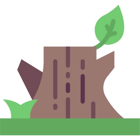 Tree Stump Free Nature Icons