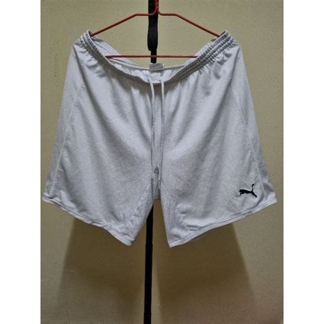 Puma กางเกงขาสั้นมือสองของแท้ ผ้าแห้งไว Shopee Thailand
