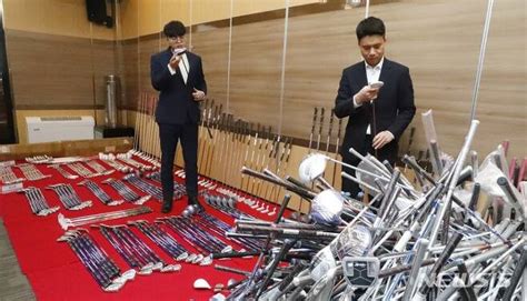 중국산 짝퉁 골프채 밀수 적발한 인천세관
