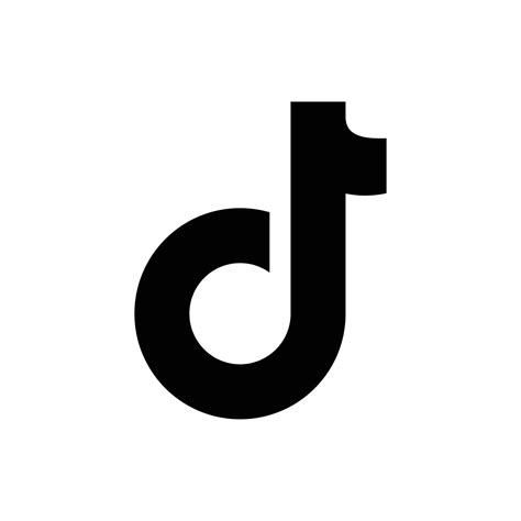 Plantilla De Icono Plano Tik Tok Color Negro Editable Tik Tok Símbolo