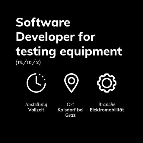 Software Developer For Testing Equipment M W X Inniti Services Gmbh