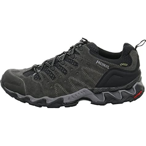 Meindl Herren Wanderschuhe Schnürschuhe Größe 44 Grau Flacher Absatz