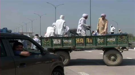 Farmers Agitation Enters 100th Day Protestors Block Western
