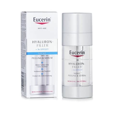 Eucerin Anti Age Hyaluron Filler 3x Effect Night Peeling And Serum 30ml