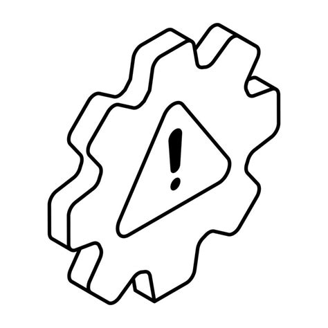 Modern Design Icon Of Setting Error Vector Art At Vecteezy