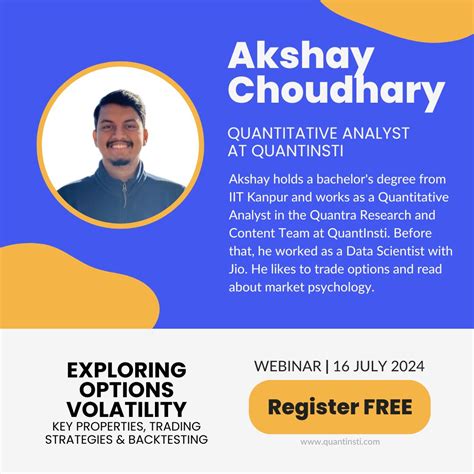 Quantra On Linkedin Options Volatility Algotradingwebinar Qiwebinar