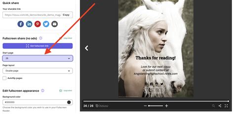 Changing Flipping Direction Of A Publication Issuu Help Center