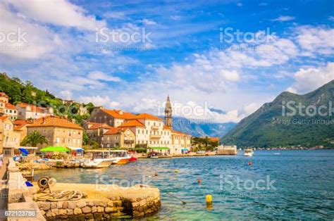 아름 다운 지중해 풍경마 Perast 코토르만 몬테네그로 0명에 대한 스톡 사진 및 기타 이미지 Istock