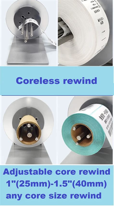 Coreless Label Rewinder Bsc Label Rewinding Machine