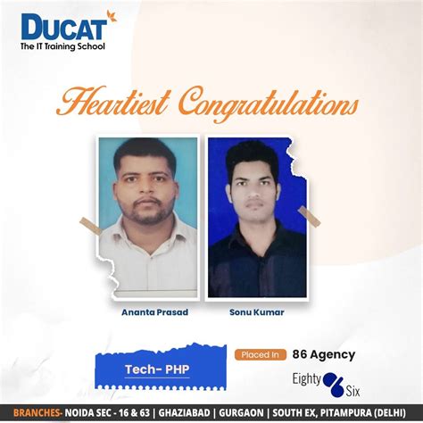 Ducat India On Linkedin Php Developer Jobs Placement Career