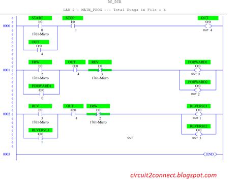 Direction Control Of Dc Motor Using Plc Circuit 2 Connect