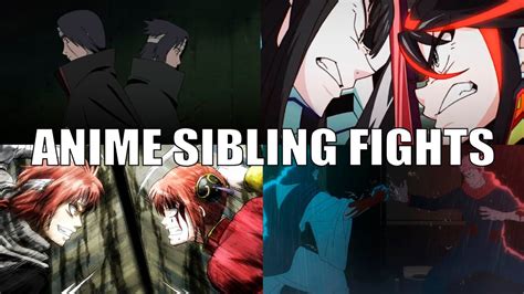 Top 10 Sibling Fights In Anime Youtube