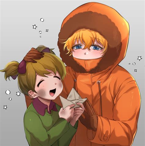 Kenny Mccormick And Karen Mccormick South Park And 1 More Drawn By