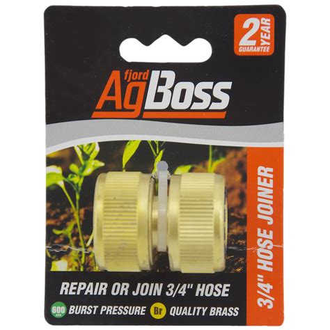 Agboss 34 Brass Hose Joiner Fitting Shop Online Now At Ambler Direct