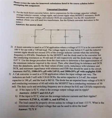 Electronic Circuit Design Class I Really Have No Chegg