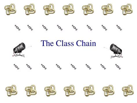 Ppt The Class Chain Powerpoint Presentation Free Download Id3619374