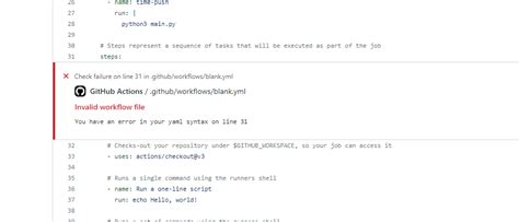 blank yml 31行一直报错 这是怎么回事 Issue 18 erwanjun weixin tuisong GitHub