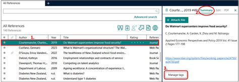 Using Tags Endnote Guide Apa Referencing Guide Sit Library Guides At Southern Institute Of