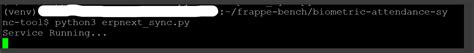 Error In Pulling Biometric Attendance Frappe HR Frappe Forum