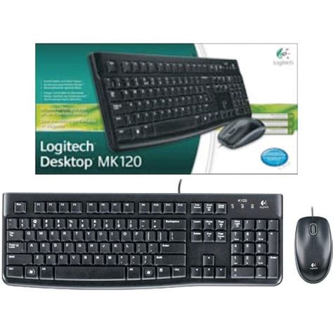 SKN-MK120: Logitech Desktop MK120 Keyboard & Mouse - USB