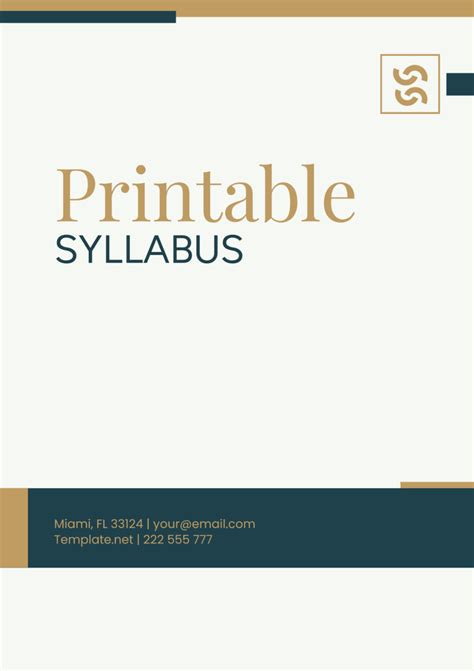 Free Art Syllabus Template To Edit Online