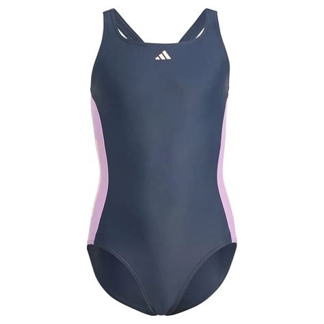 Adidas Cut 3 Stripes Swimsuit Purple Swiminn