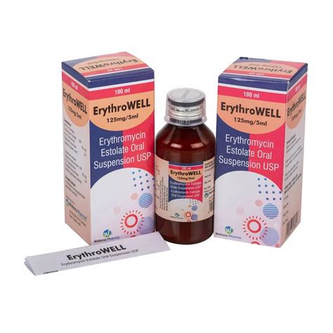 Erythromycin Oral Suspension 125mg Ml At ₹ 30 Bottle In Surat Id