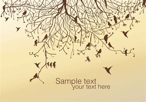 Tree And Bird Vector Download Free Vector Art Stock Graphics Images