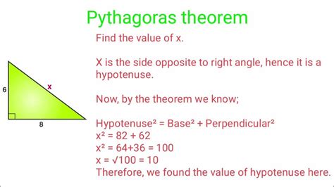 Pythagoras Theoram Definition Formula Example Just In 1 Minute