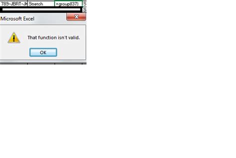 Vba Function Isnt Valid Stack Overflow
