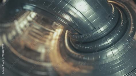 Inside Of A Fusion Reactor Iter International Fusion Reactor Tokamak
