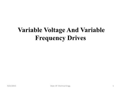Variable Frequency Drive Pptx Radio Control Hobbies And Interests