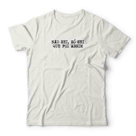 Camiseta Só Sei Que Foi Assim Studio Geek Studio Geek
