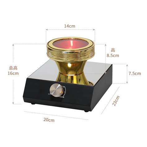 5Cgo智能110V虹吸式咖啡專屬光波爐鹵素燈加熱器煮咖啡機專用低碳保恒溫調控5檔可調 220V雙頭光波爐 5人份虹吸壺x2 含稅 5cgo