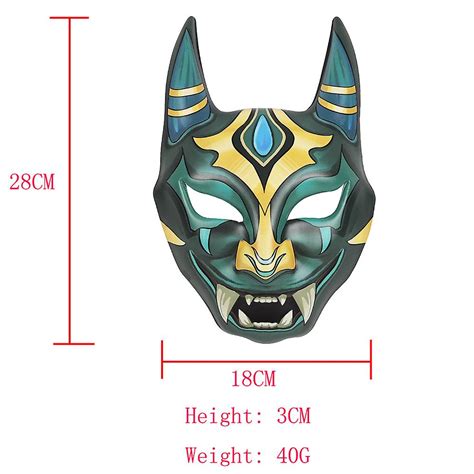 Adult Unisex Resin Japanese Monster Devil Hannya Noh Kabuki Demon Oni