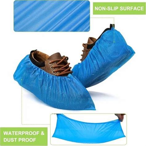 Disposable Plastic Shoe Cover Pack Of 50 At ₹ 120pair In Ahmedabad Id 2855164079755