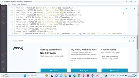 Neo4j Cypher Nosql Executando Consulta Em Cypher No Neo4j Desktop