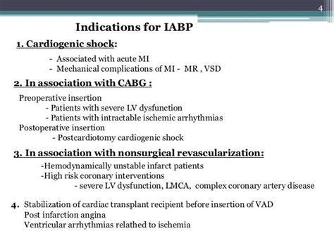 Iabp Instrumentation Indications And Complications