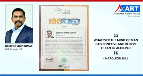 Dominic Vijay Kumar Posted On Linkedin