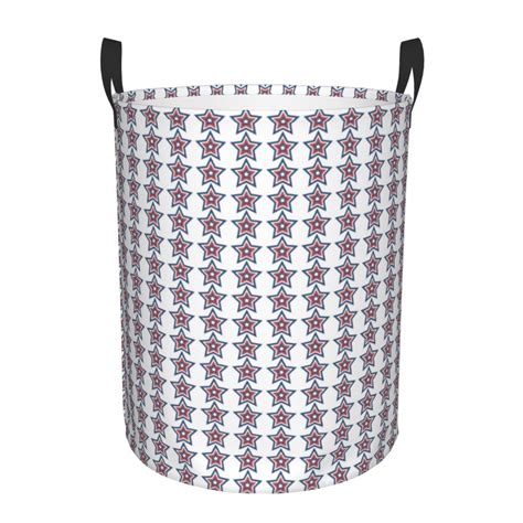 Znduo Round Laundry Basket Waterproof Collapsible Laundry Baskets With