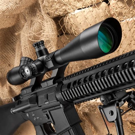 4 16x50mm Sniper Ir Mil Dot Rifle Scope With Rings Ac11670 Barska