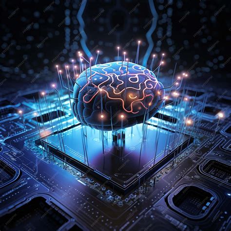Premium Photo Computer System Connection Pointabstract Technology Of