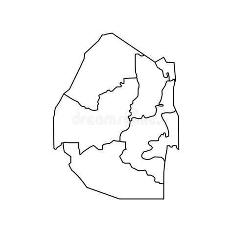 Swaziland Eswatini Map Icon Stock Vector Illustration Of Land