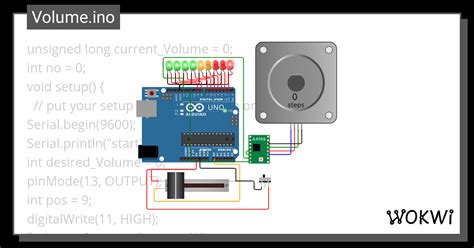 Volume Ino Wokwi ESP32 STM32 Arduino Simulator