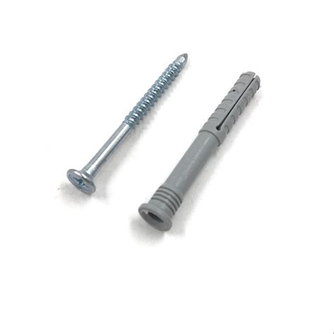 Fastener Hammer Drive Anchor Nylon With Nail Screw Zinc Plated Screw